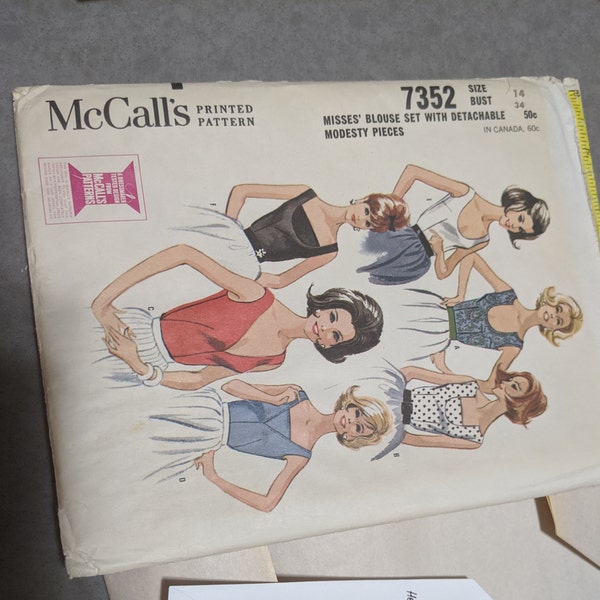 UNCUT 60's Blazer Jacket or Coat Bust 36 Butterick 3341 Vintage Sewing ...