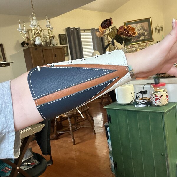 Leather Archery ARMGUARD , Custom Made Forearm Protection Vambrace - Etsy
