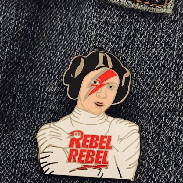 Rebel Rebel Princess Enamel Pin - Etsy