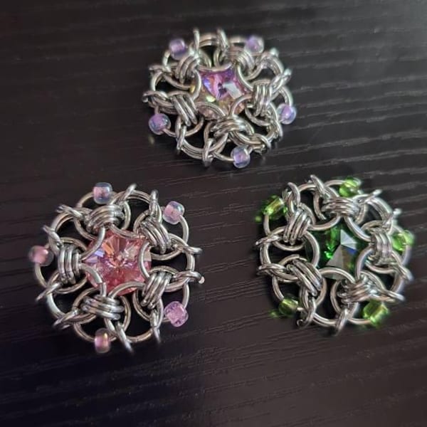 Stars Falling Chainmaille Crystal Capture - Etsy