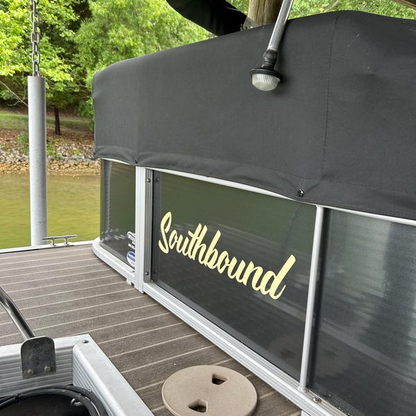 Boat Vinyl Decal Stickers | Personalized Boat Decal | Custom Boat ...