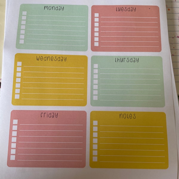 Weekly Meal Plan Template, Horizontal and Vertical Option, Editable ...