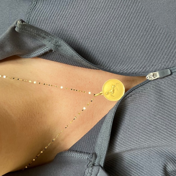 14k Gold Necklace, 14k Gold Chain, Solid Gold Necklace, Solid Gold ...