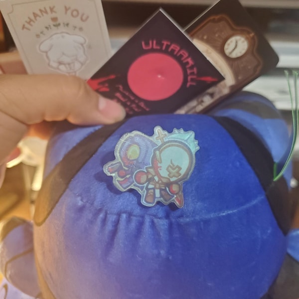 ULTRAKILL V1 and Gabriel Acrylic Pin, Ultrakill Charm, Backpack Decor ...