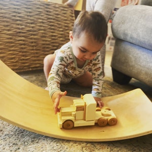 Square Nose Wooden Tractor Trailer - Etsy
