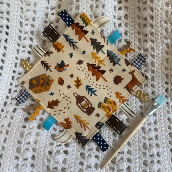 Farm Crinkle Tag Toy, Barnyard Crinkle Tag Toy, Ribbon Crinkle, Farm ...