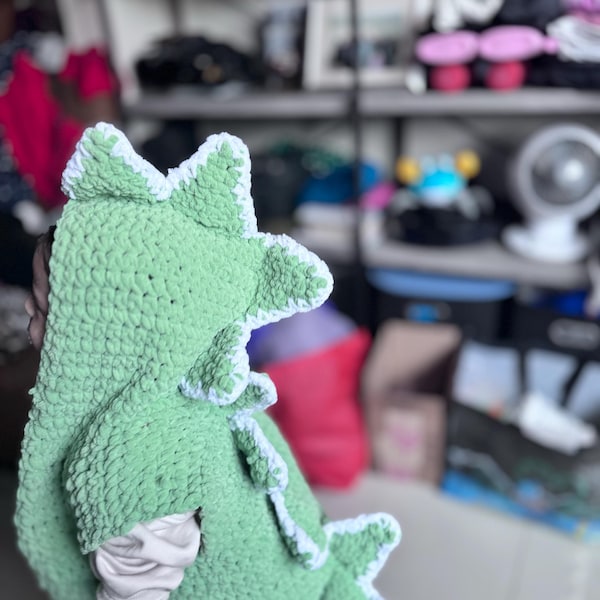 Kids' and Adult Dinosaur Vest in 1 Pattern | Crochet Pattern | Pattern ...