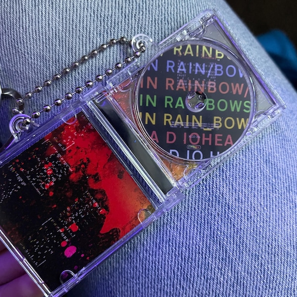 Custom Mini Album CD Keychain With NFC, Personalized Retro Music Gift ...