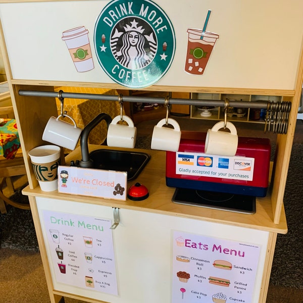Coffee Shop Pretend Play Dramatic Play Printable Set - Etsy