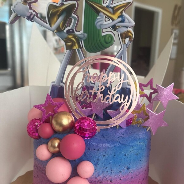Dragon Ball Inspired Light up Cake Topper - Etsy
