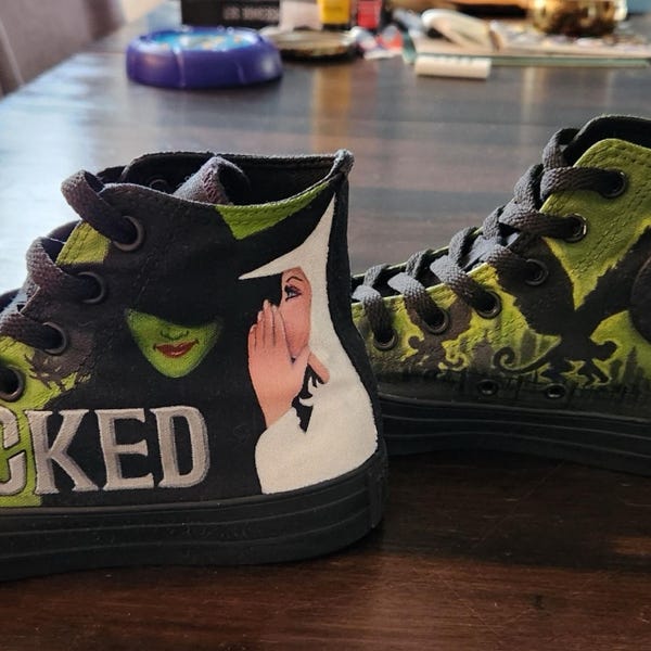 Custom Hand Painted Sneakers. Canvas or Leather. Send Us Your Shoes and ...