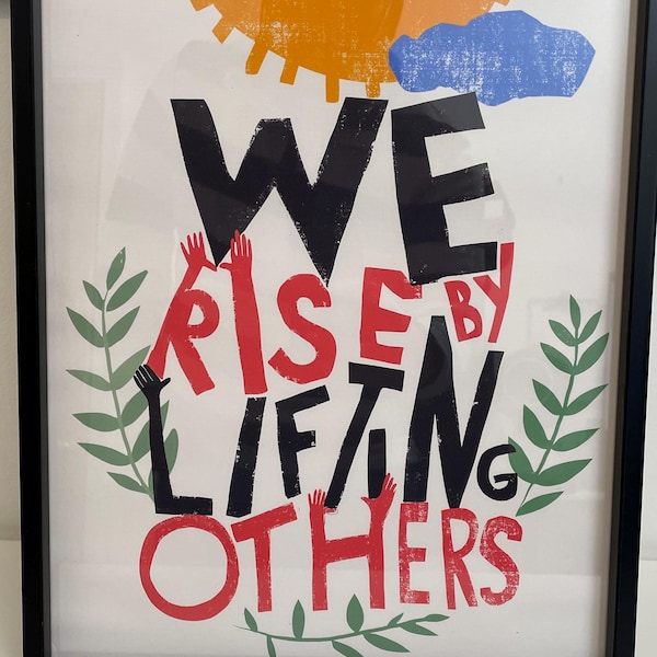 Equality Poster | Equal Rights Art Print | Retro Home Decor | BLM ...