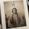 Chief Wolf Robe, Professionally Restored Photograph of Vintage Native ...