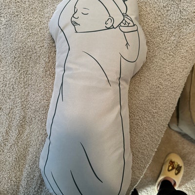 Customized Life-size Newborn Baby Pillow Birth Gift Keepsake - Etsy
