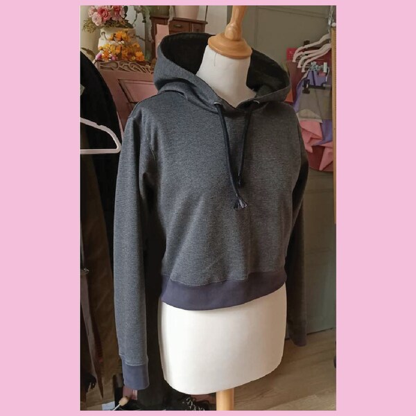 PDF Sewing Pattern Cropped Hoodie Ebook Tutorial for Women Sizes 34-56 ...