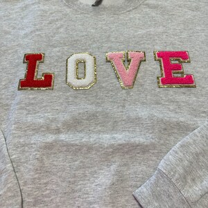 Candy Cane Sequin Christmas Chenille Patches, Sequin Candy Cane Santa Patch, Holiday Iron on ...