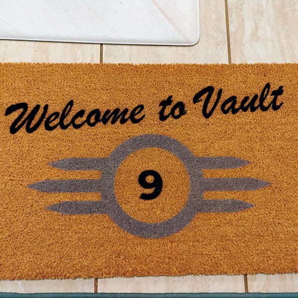 Fallout Boy Vault-tec Nuka Cola Wasteland Doormat Welcome Mat Eco ...