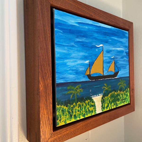 Custom Wood Floater Frame| Made to Order| Custom Sizes| Frame for ...