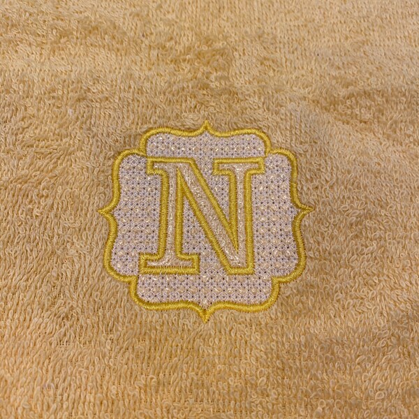 Embossed Machine Embroidery Monogram Alphabet - 3" Size - BX Files ...