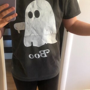 Ghost Boo Tee, Spooky Tshirt, Ghost Halloween Shirt, Comfort Colors ...