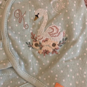 Pretty Rose Script LETTER R Machine Embroidery File design | Etsy