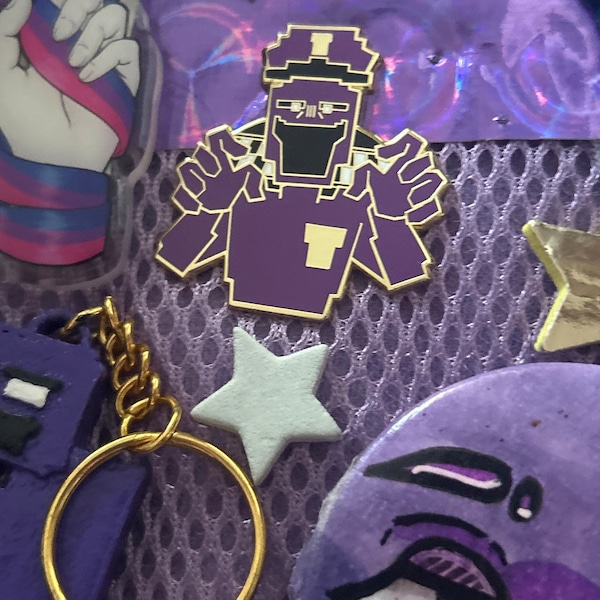 Purple Guy / William Afton / Dave Miller Five Nights at Freddy's Pin ...