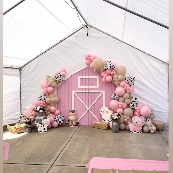 Farm Animal Cutouts Cute Watercolor Farm Cutouts Centerpieces Farm ...