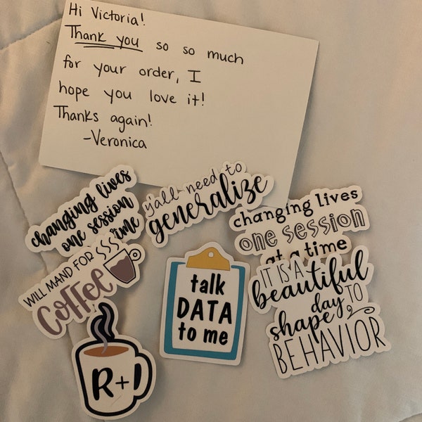 Behavior Analysis Sticker Pack | Laptop & Water Bottle Sticker Decal 77 ...