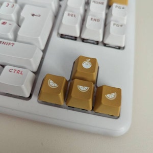 Cute Uwu Rose Gold Metal Artisan Keycap Custom Mechanical - Etsy