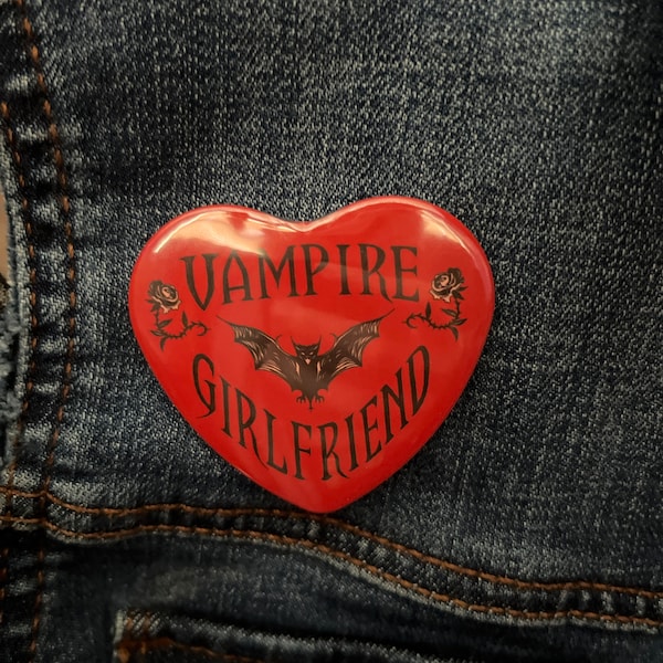 Vampire Girlfriend/boyfriend Matching Couple Pinback Buttons - Etsy