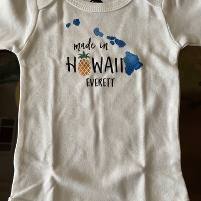 Hawaii Onesie®, Baby Shower Gift, Hawaii Baby, Pregnancy Reveal, Aloha ...