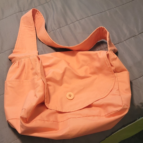 Side Pocket Shoulder Bag Sewing Pattern | Hobo Bag Easy Sewing Pattern ...