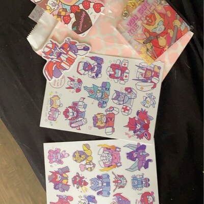 TF MTMTE TFA Starscream Sticker Sheets - Etsy