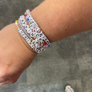 Vote Beaded Bracelet Vote Bracelet Suffragette Bracelet - Etsy