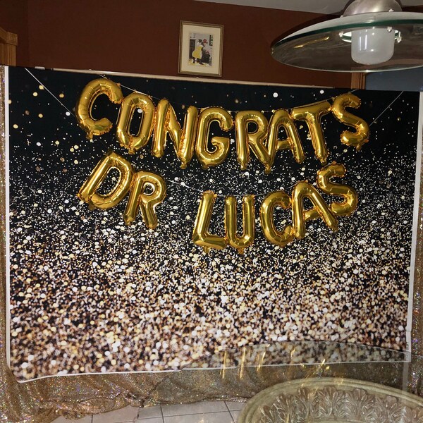 PHD Graduation Banner Doctorate Graduation Sign Med School Graduation ...