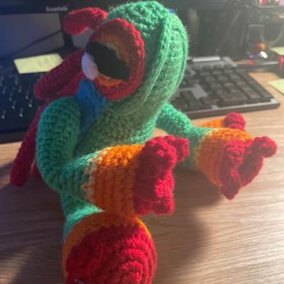 Crochet World of Warcraft Inspired Murloc Amigurumi - Etsy