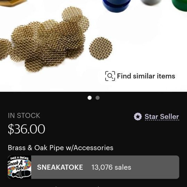 Original Sneak-a-toke NOW "screenless" as Sold for Over 35 Years. - Etsy