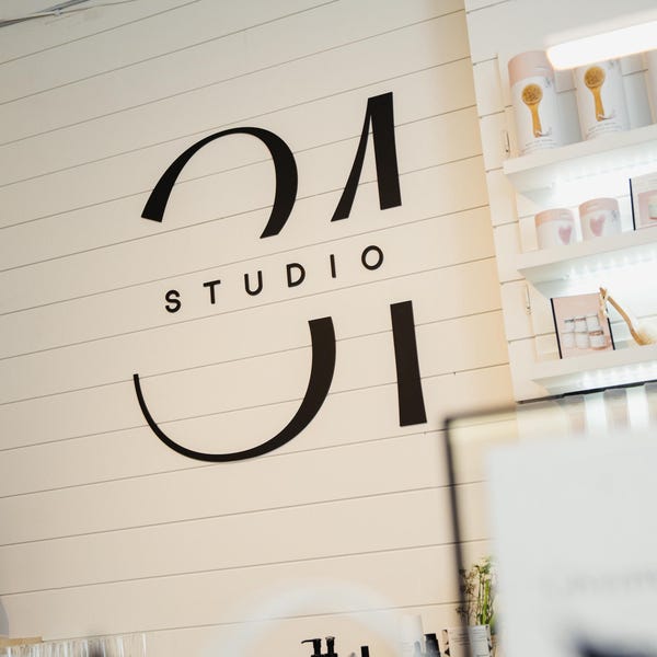 Acrylic and Aluminum Business Logo Signs - Custom Painted | Indoor or ...