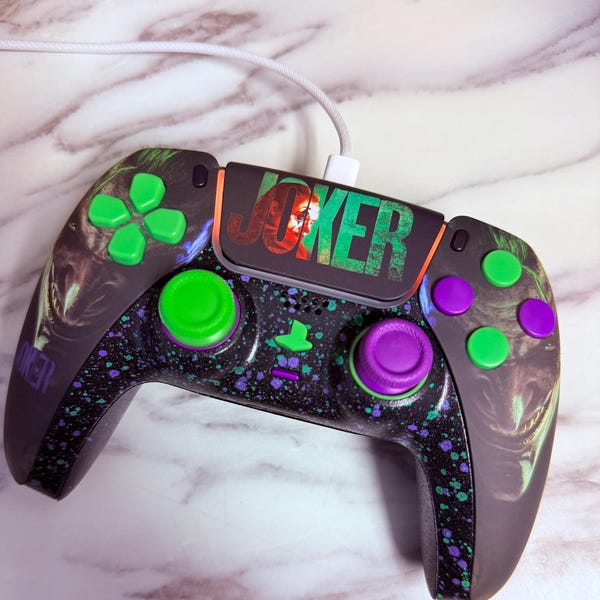 WOW Playstation/ps5 Custom Controller Honey Comb W/multi Color Splatter Very Unique - Etsy