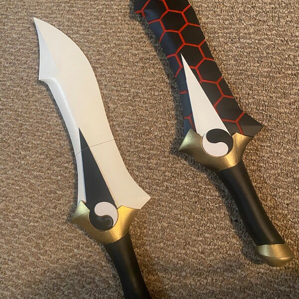 RE2 Remake Kendo Armory Chris Redfield Samurai Edge 3D Printed Prop ...