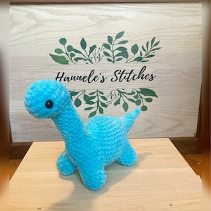 PATTERN: No Sew Amigurumi Crochet Pattern, Bronto the Dinosaur Plush , Brontosaurus, Dino ...