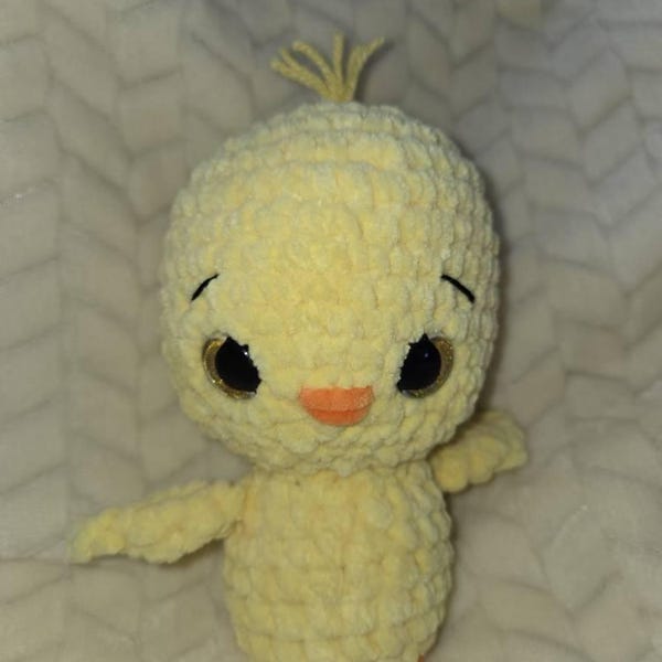 PATTERN: Plush Chirp the Chick Pattern - Amigurumi Chunky Chick Pattern ...