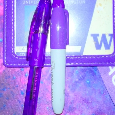 Mini Sharpie for Badge Reel, Nurse Mini Pen Keychain, Badge Reel Mini ...