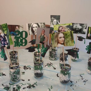 Graduation Centerpiece Sticks 2019, Graduation Party, Graduation ...