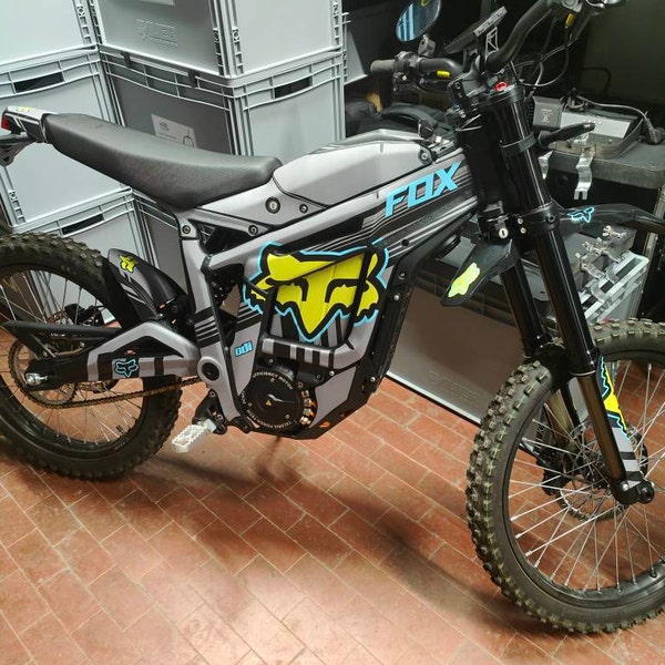 TALARIA STING Fox Full Graphics Kit Gloss or Matte Laminated Bubble ...