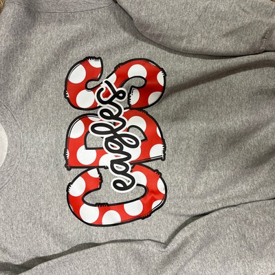 Red Devils Mascot Sweatshirt, School Sweatshirt, Team Mascot, School ...