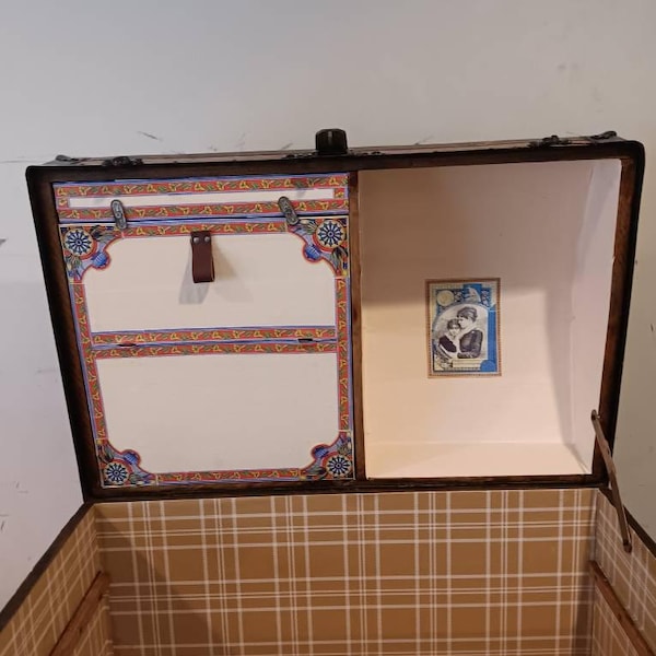 Antique Trunk Interior Trim Kit Complete Set of Original Reproduction ...