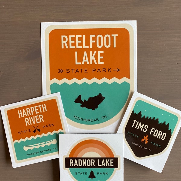 Reelfoot Lake State Park Sticker Tennessee State Park Sticker Tennessee ...