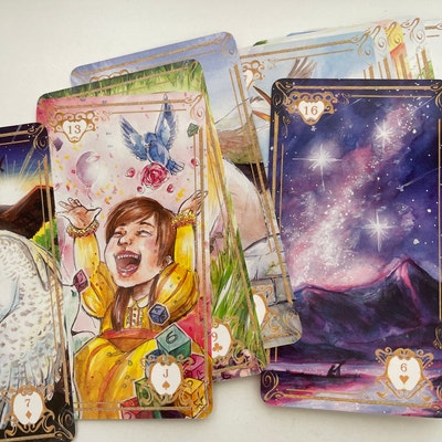 Lenormand Deck, Oracle Deck, Lenormand, Tarot Deck, Lenormand Cards, 36 ...