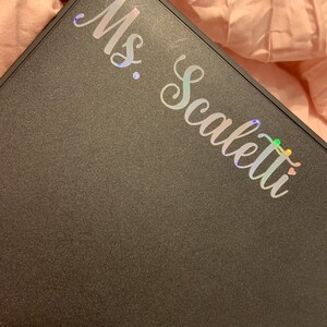 Layered Outlined Custom Name Vinyl Decal Holographic Name | Etsy